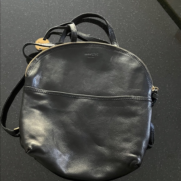 margot | Bags | Margot Black Leather Backpack | Poshmark